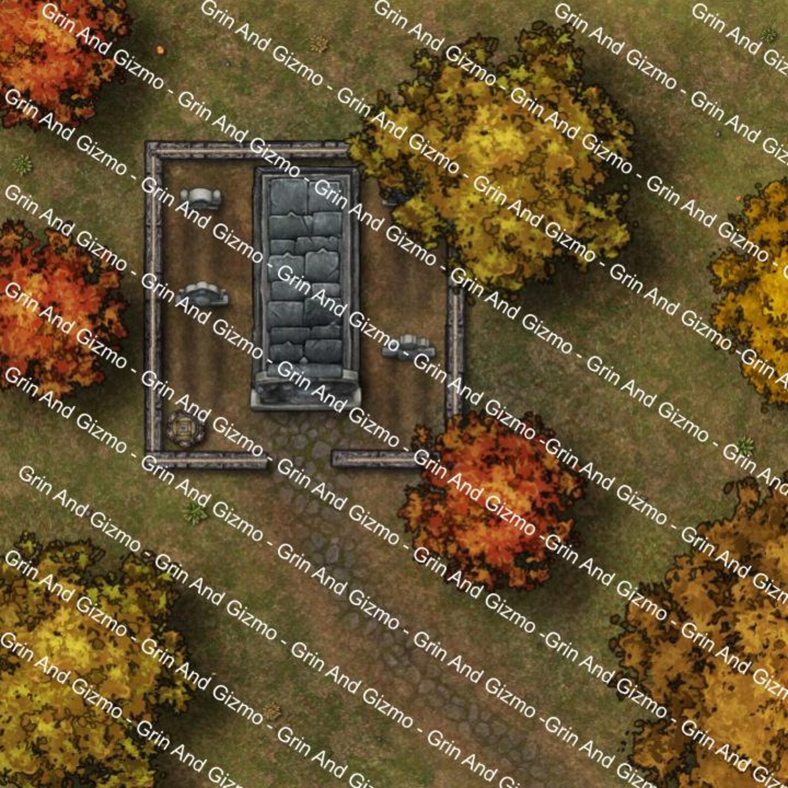 Fall Paths Battle Map Set - Etsy