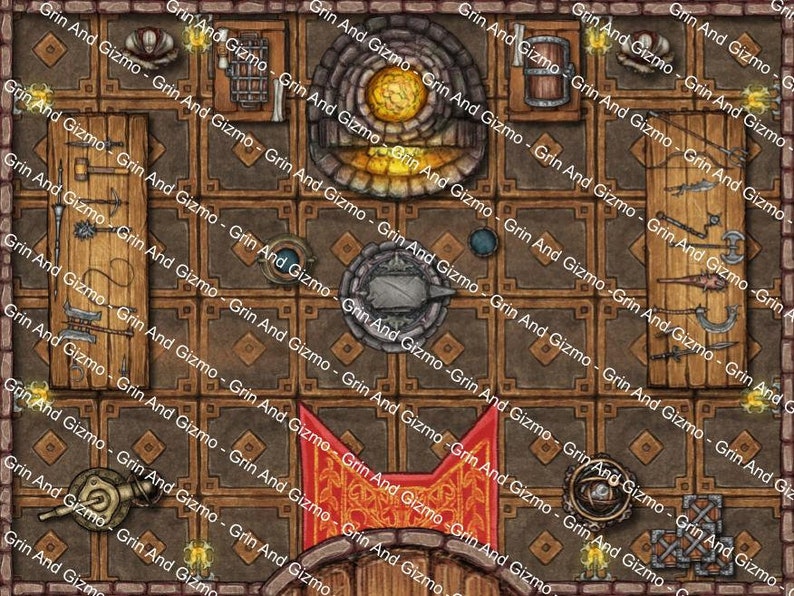 Shops and Market Battle Map Set - Etsy