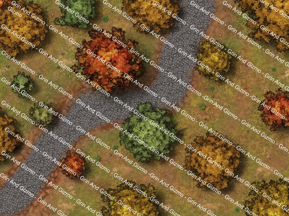 Fall Roads Battle Map Set - Etsy