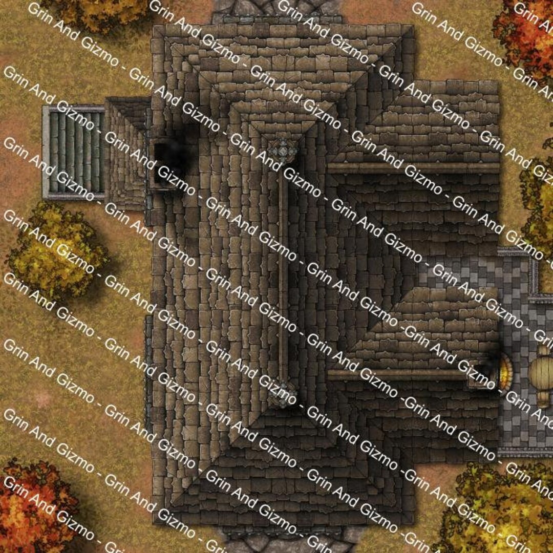 Harvest Party House Battle Map Set - Etsy