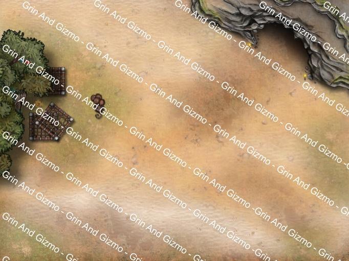 Island Cave Battle Map Set - Etsy