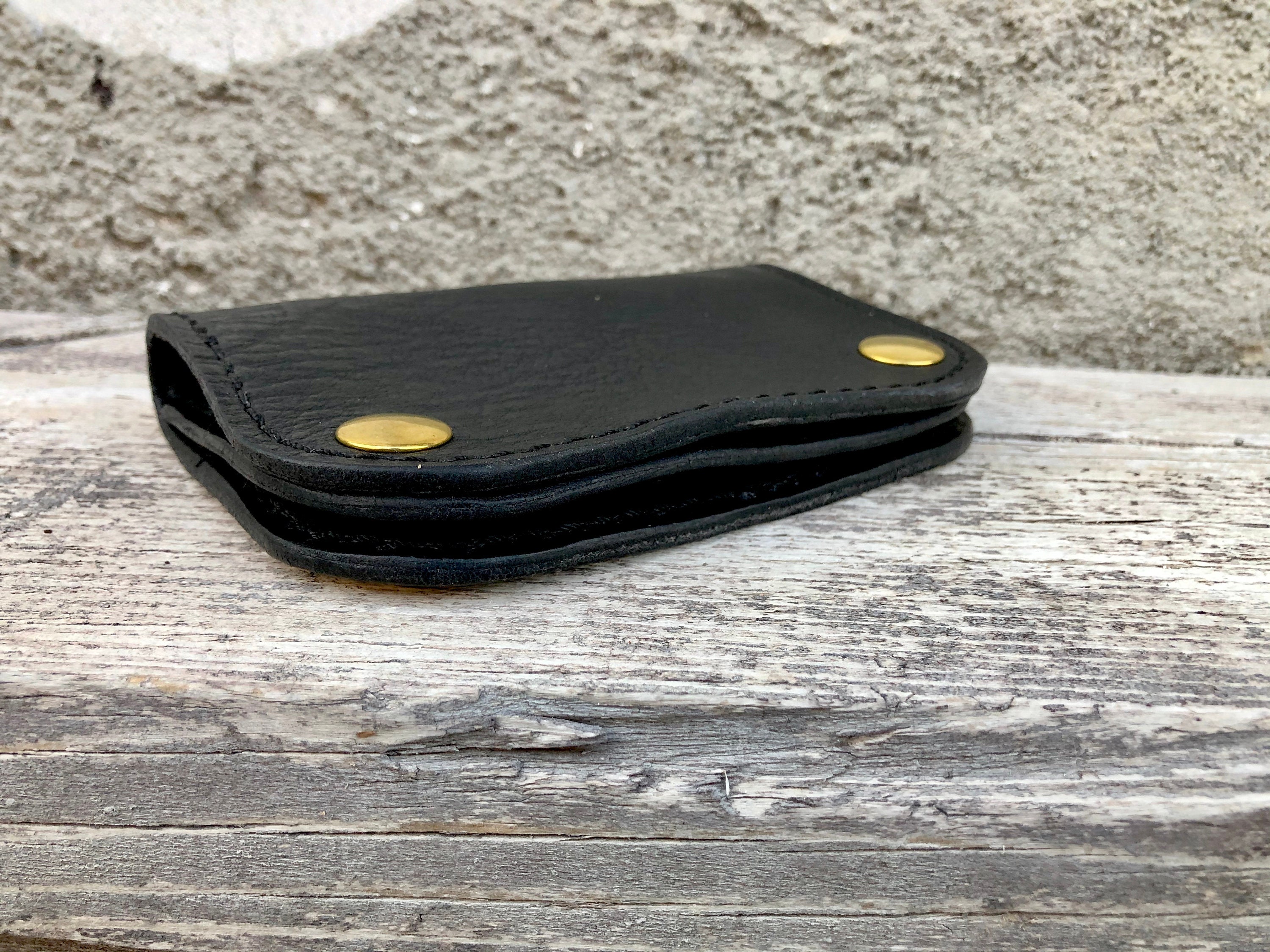 Trucker, Biker Wallet, Black, Man, Travel, Caferacer - Etsy