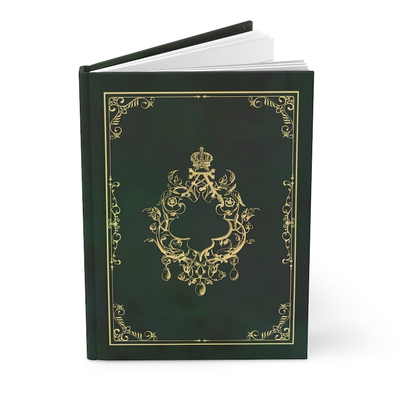Ornate Vintage Book Style Hardcover Journal 5.75x 8 - Etsy