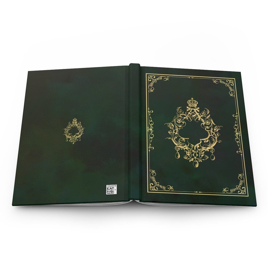 Ornate Vintage Book Style Hardcover Journal 5.75x 8 - Etsy