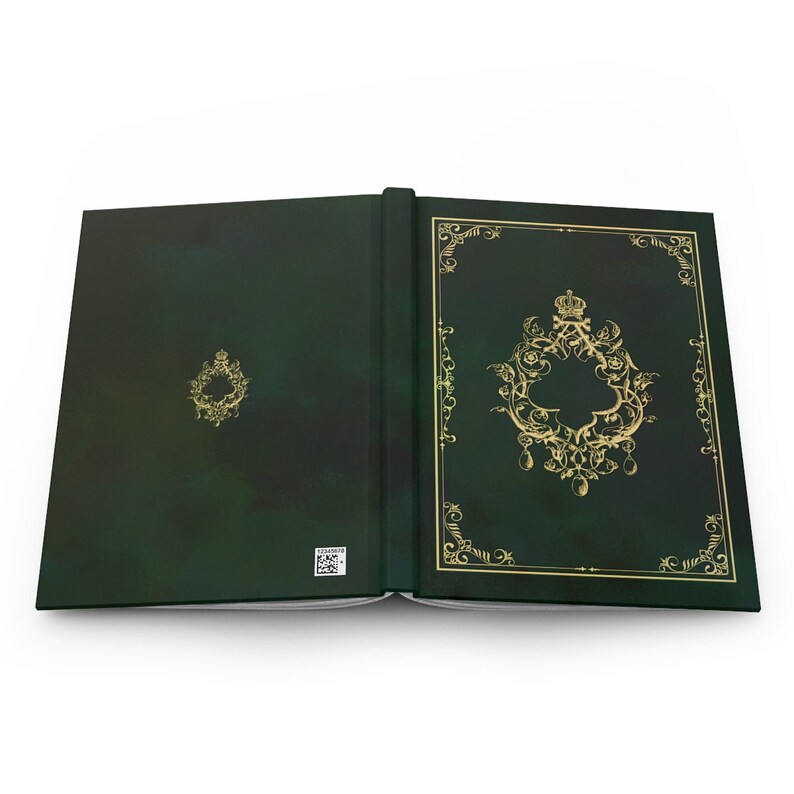 Ornate Vintage Book Style Hardcover Journal 5.75x 8 - Etsy