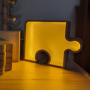 Jigsaw Puzzle LED Lamp - Etsy