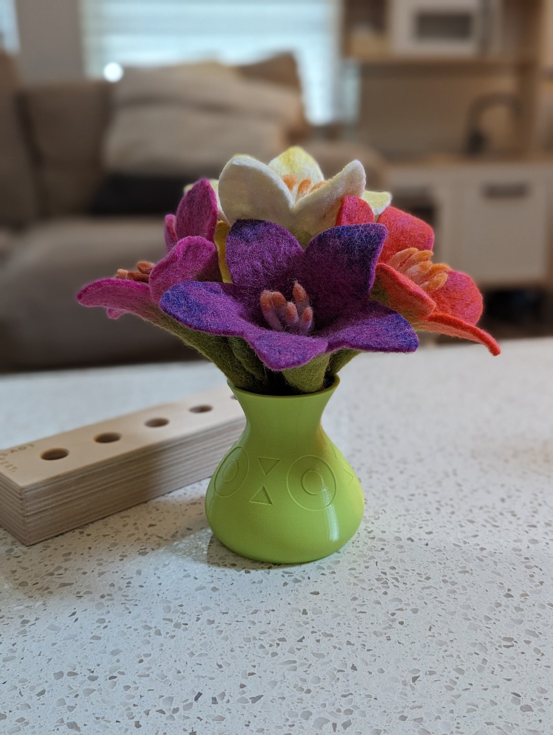 Vase for Lovevery Felt Flowers in a Row Set - Etsy