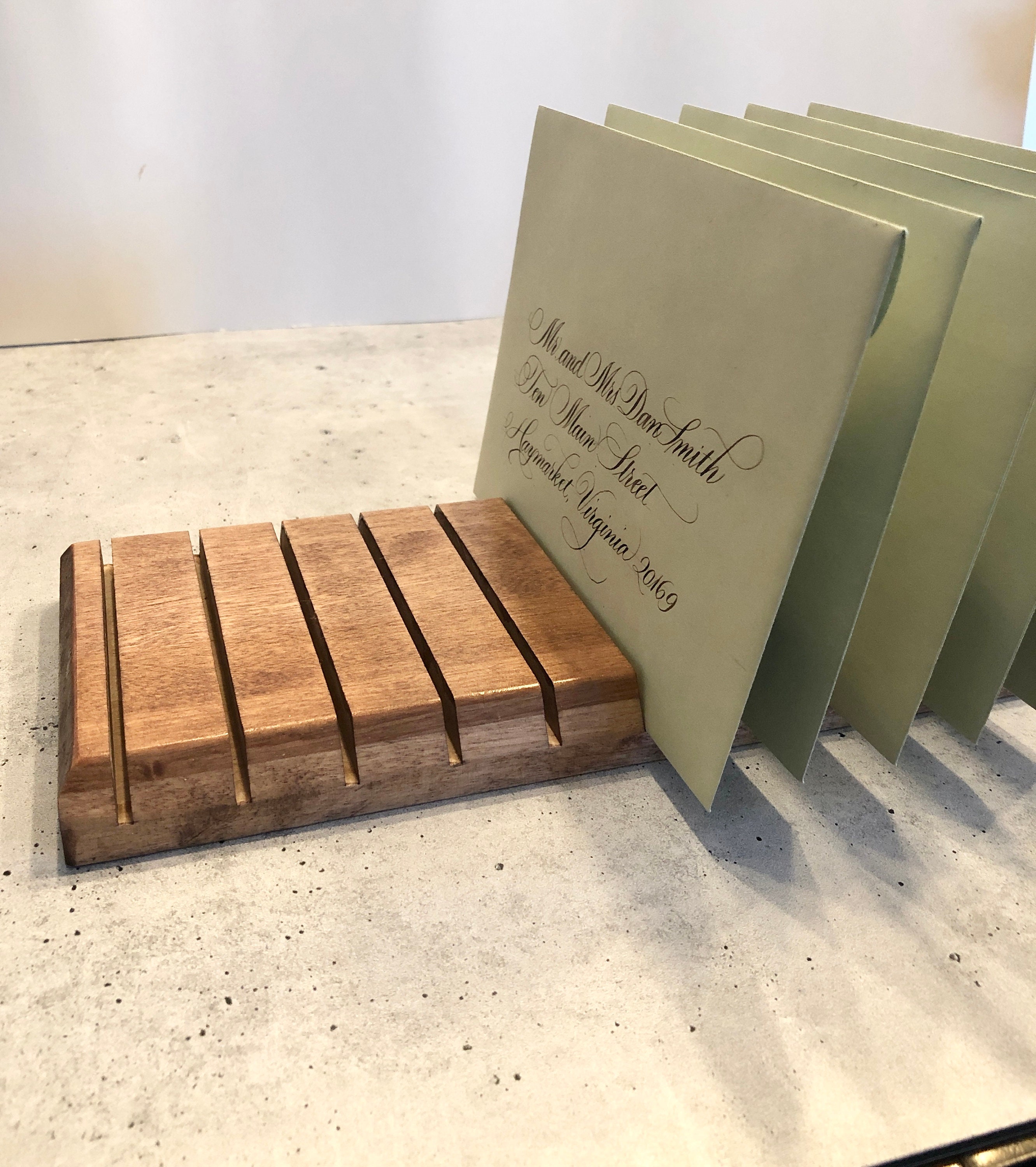 Solid Cherry Envelope/card Drying Rack - Etsy