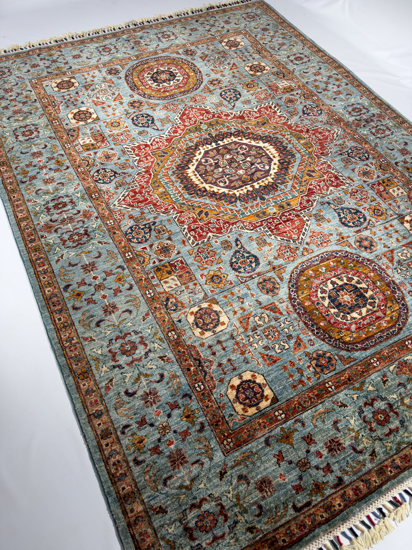 Hand Knotted Mamluk Area Rug Create a Stunning Livingroom Look Gorgeous ...