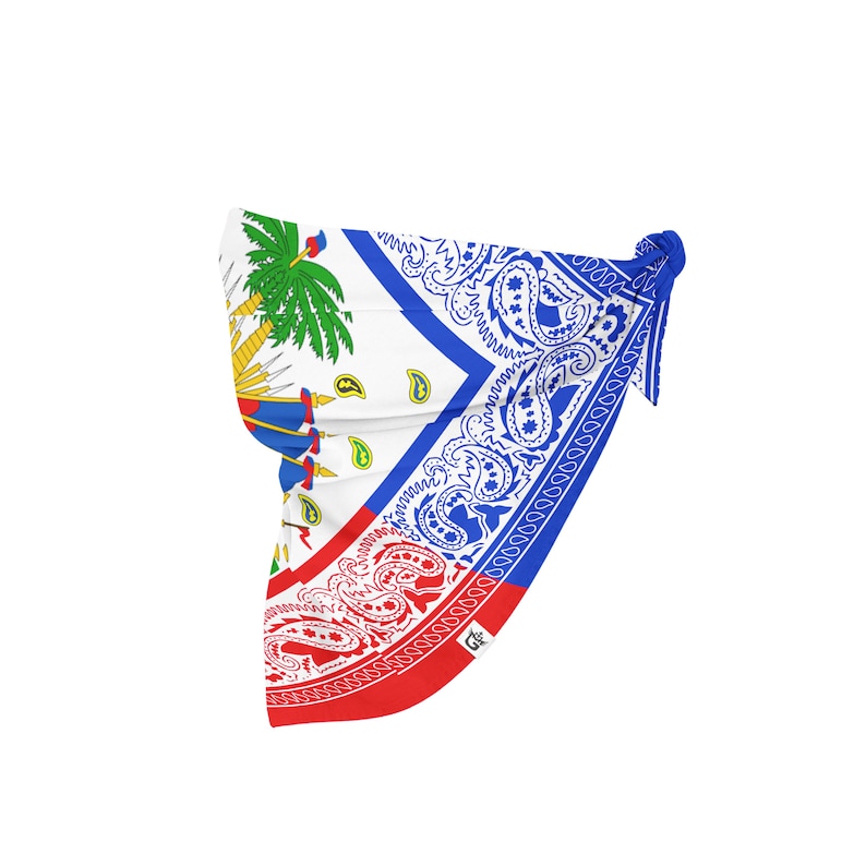TMMG HAITI Haitian Brand Haiti Flag Bandana - Etsy