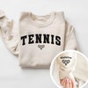 Custom Tennis Sweatshirt,tennis Club Hoodie,tennis Gift for Coach ...