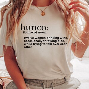 Bunco Shirt for Bunco Party Dice Game, Funny Matching Group Bunco T ...