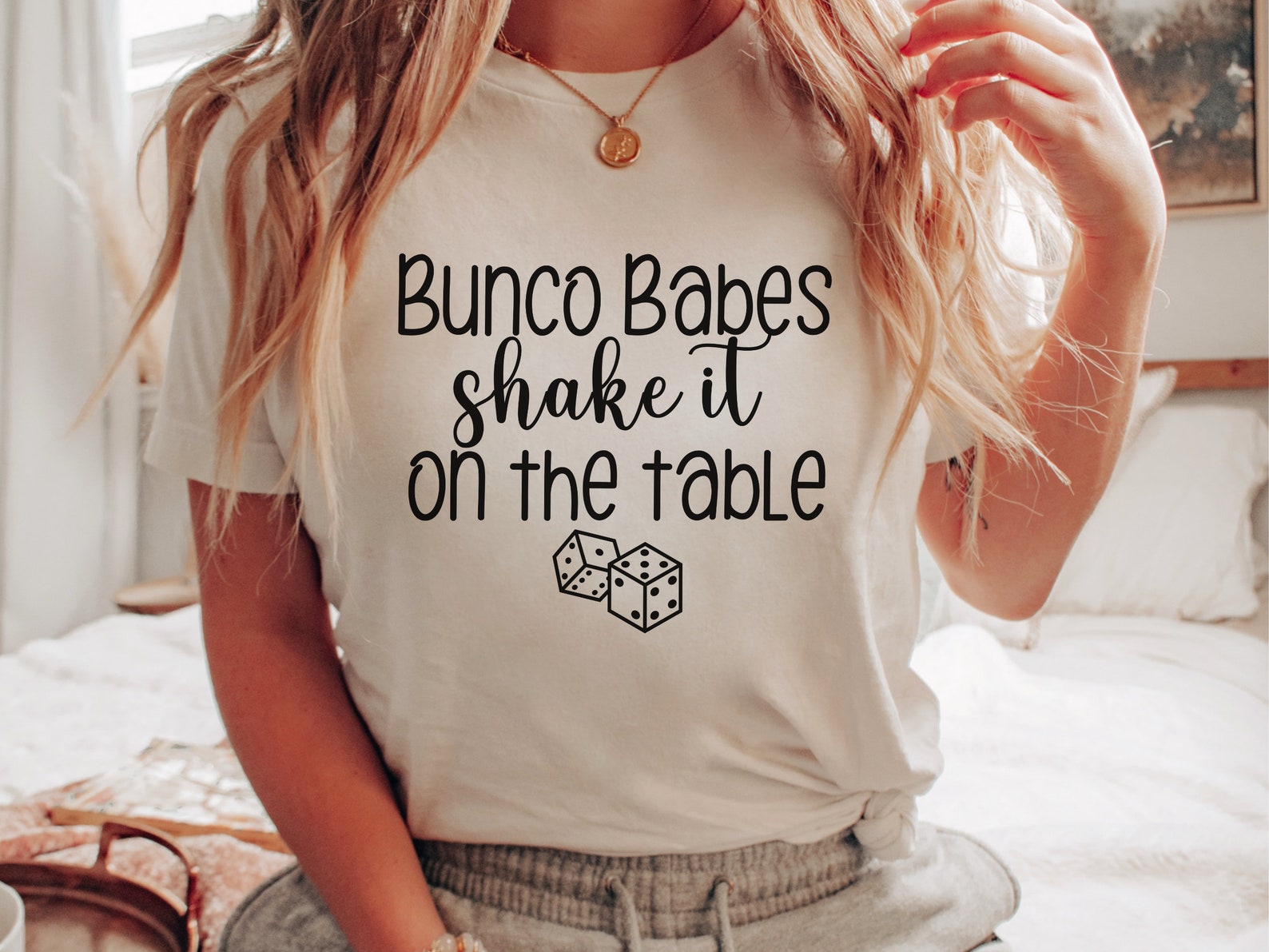 Bunco Babes Shirt for Bunco Party Dice Game, Funny Matching Group Bunco ...