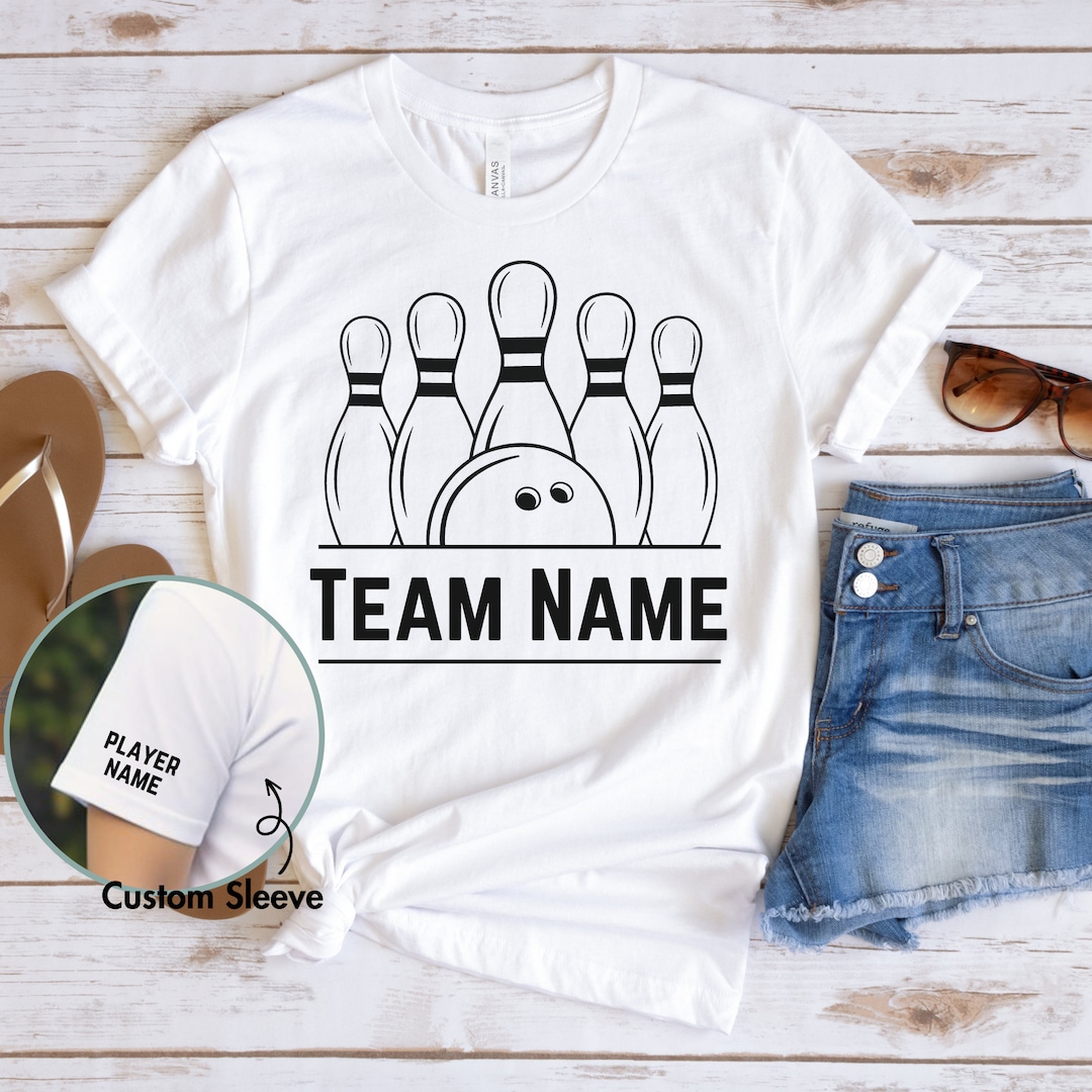 Bowling Shirt,custom Bowling Team Shirt,funny Bowling Crew T-shirts ...