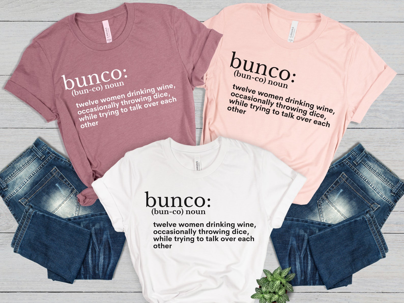 Bunco Shirt for Bunco Party Dice Game, Funny Matching Group Bunco T ...