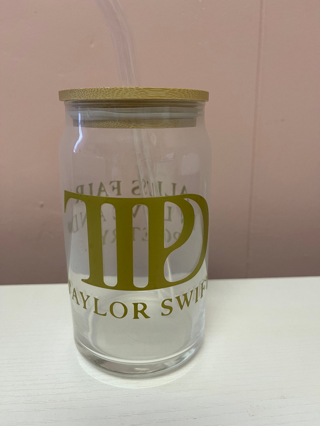 Taylor Swift Inspired the Tortured Poets Department TTPD Beer Can Glass ...