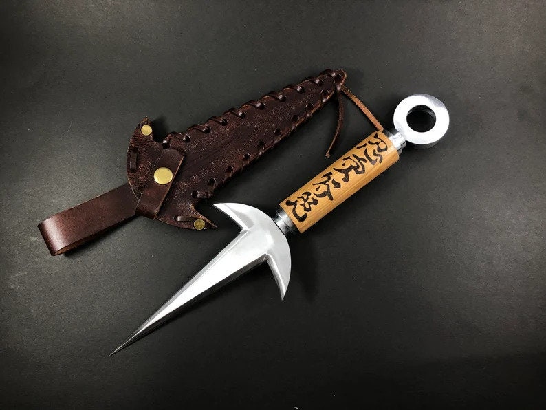 Custom Kunai Knife | Fantasy Ninja Knife With Sheath, Personalized Gift ...