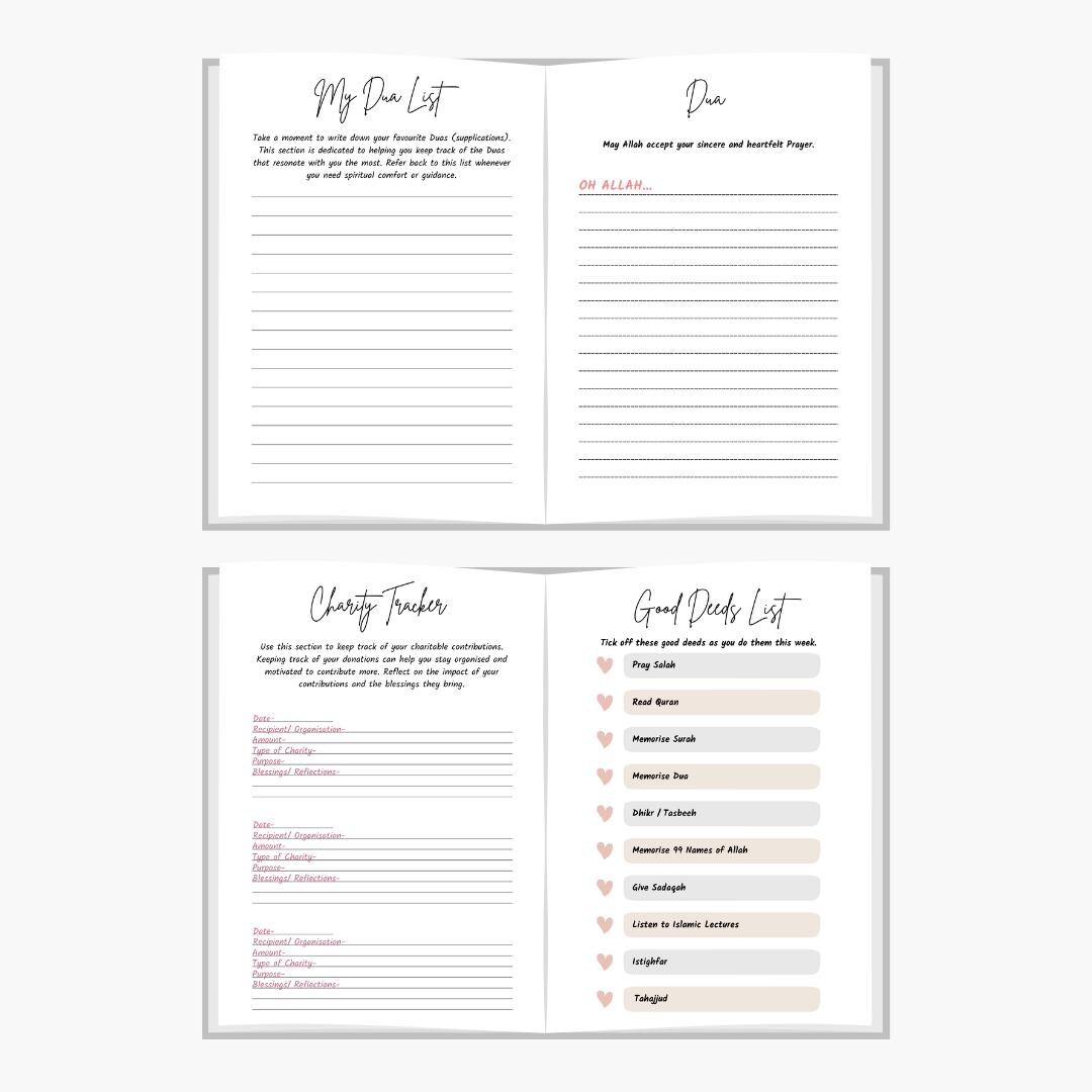 Islamic Reflection Planner | the Modest Muslimah | Personal Development ...