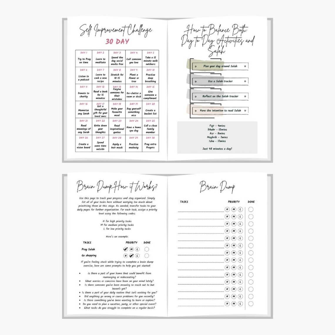 Islamic Reflection Planner | the Modest Muslimah | Personal Development ...
