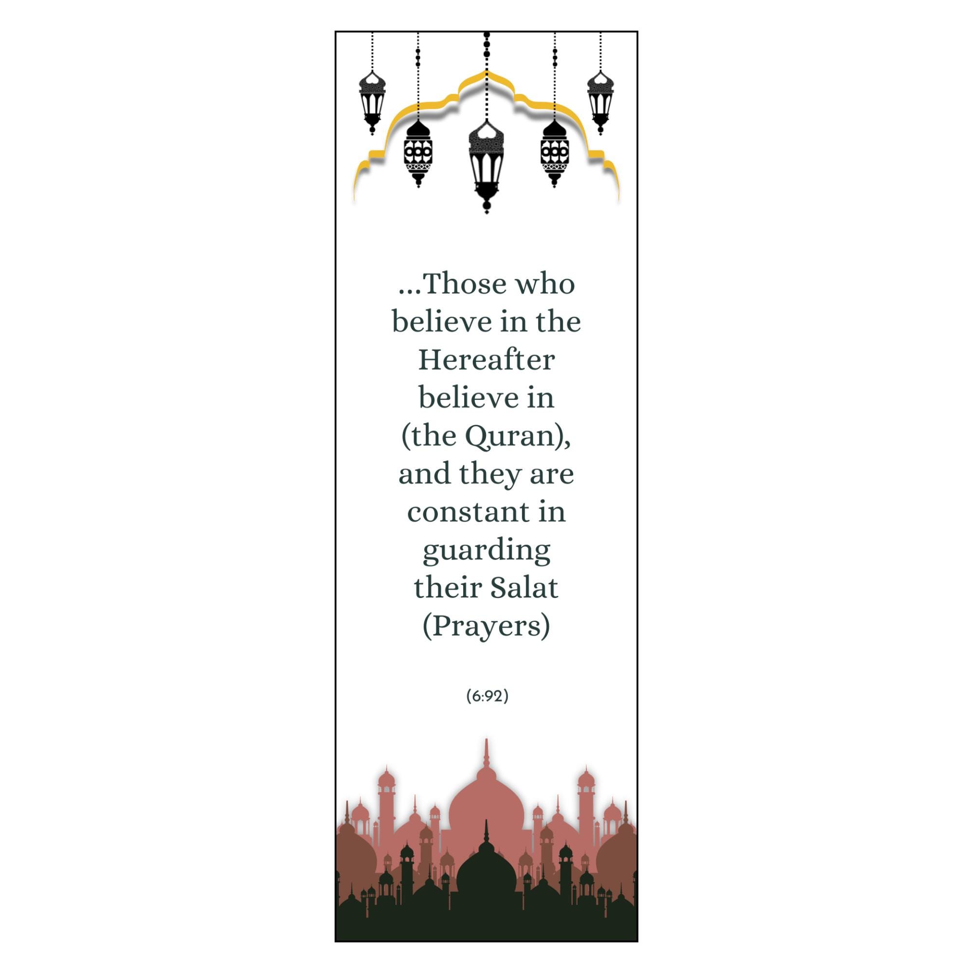 Islamic Printable Bookmark Salah Reminder Quote Faith Lifestyle Muslim ...