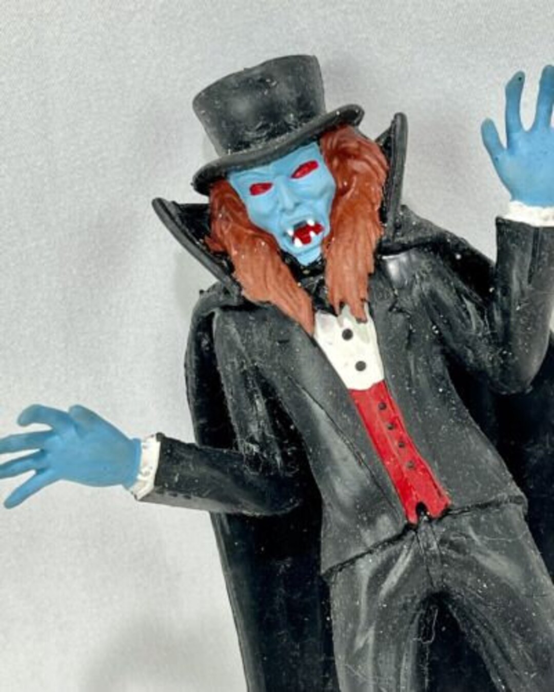 Vampire Wolf Rubber Stretch Figure Halloween Jiggler W Top Hat - Etsy