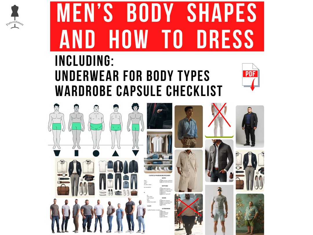 Men's Body Types and What to Wear, Underwear for Everybody, Wardrobe ...