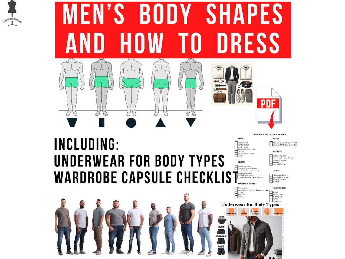 Men's Body Types and What to Wear, Underwear for Everybody, Wardrobe ...