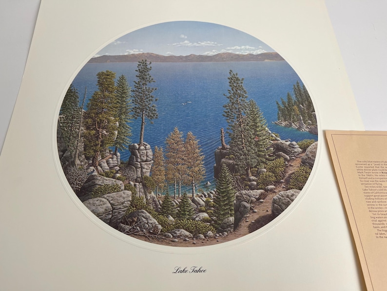 Lake Tahoe From Gage Taylor’s "the Fragile Splendors of California ...