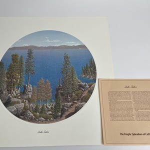 Lake Tahoe From Gage Taylor’s "the Fragile Splendors of California ...