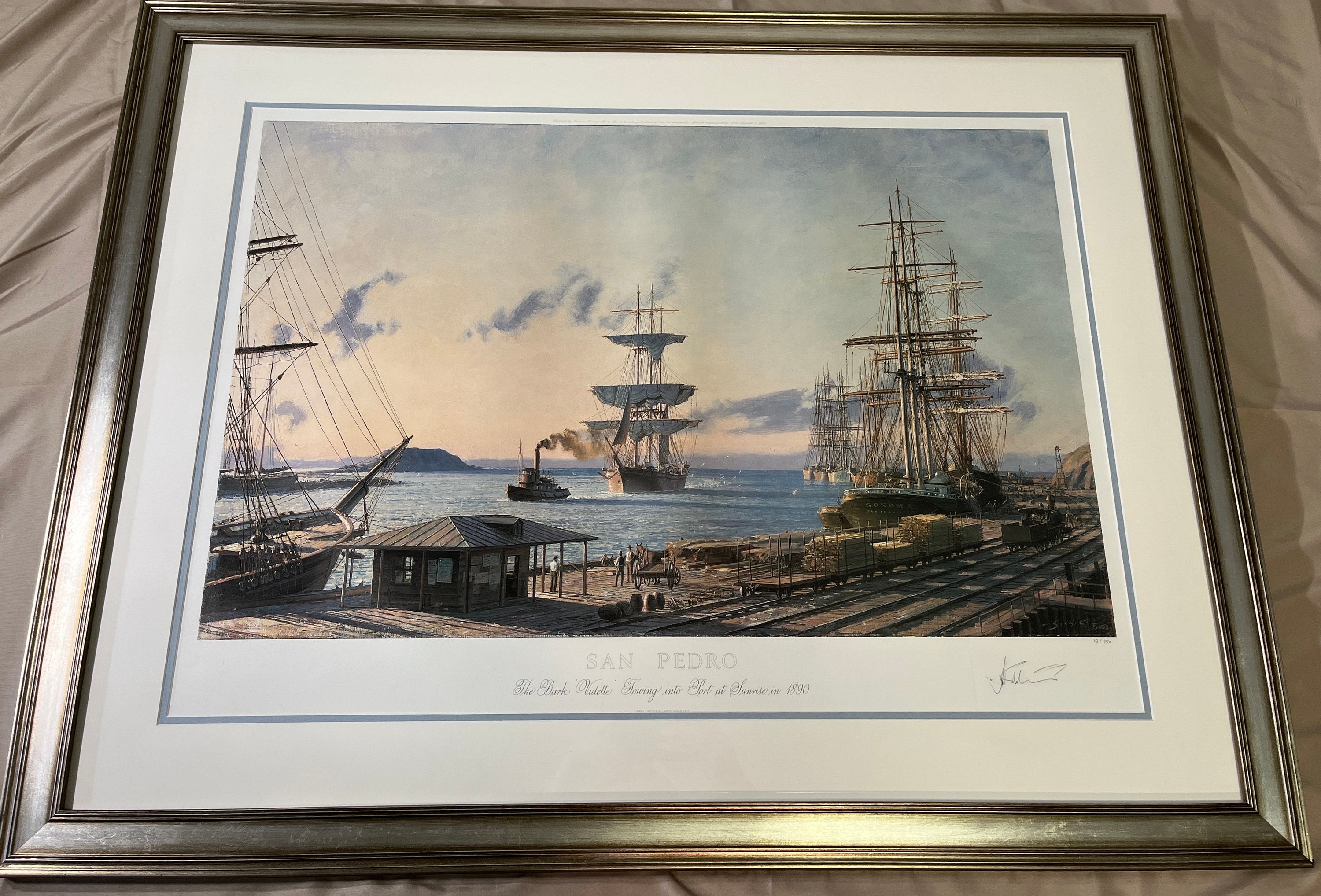 Vintage John Stobart Limited Edition Print 19/750 San Pedro “the Bark ...