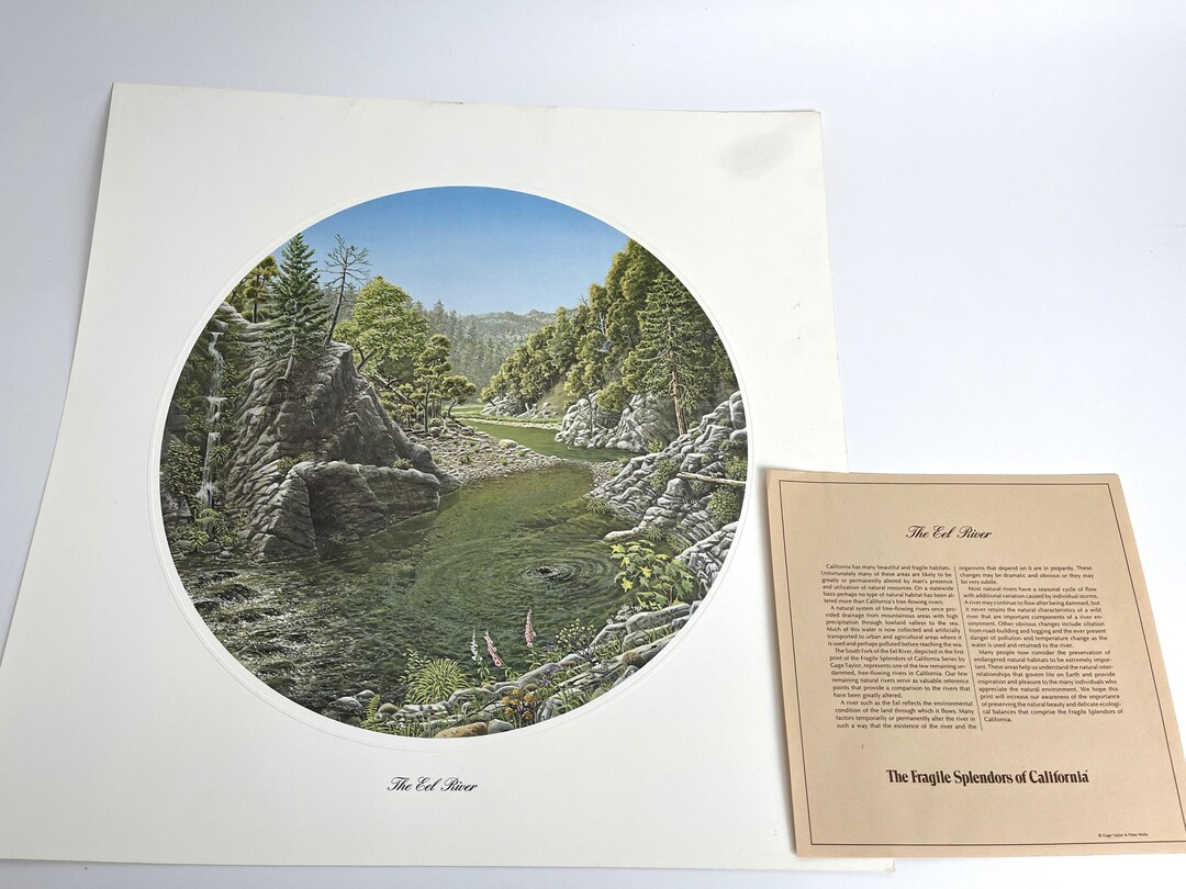 The Eel River From Gage Taylor’s "the Fragile Splendors of California ...