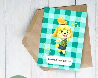 Isabelle Birthday Card - Etsy UK