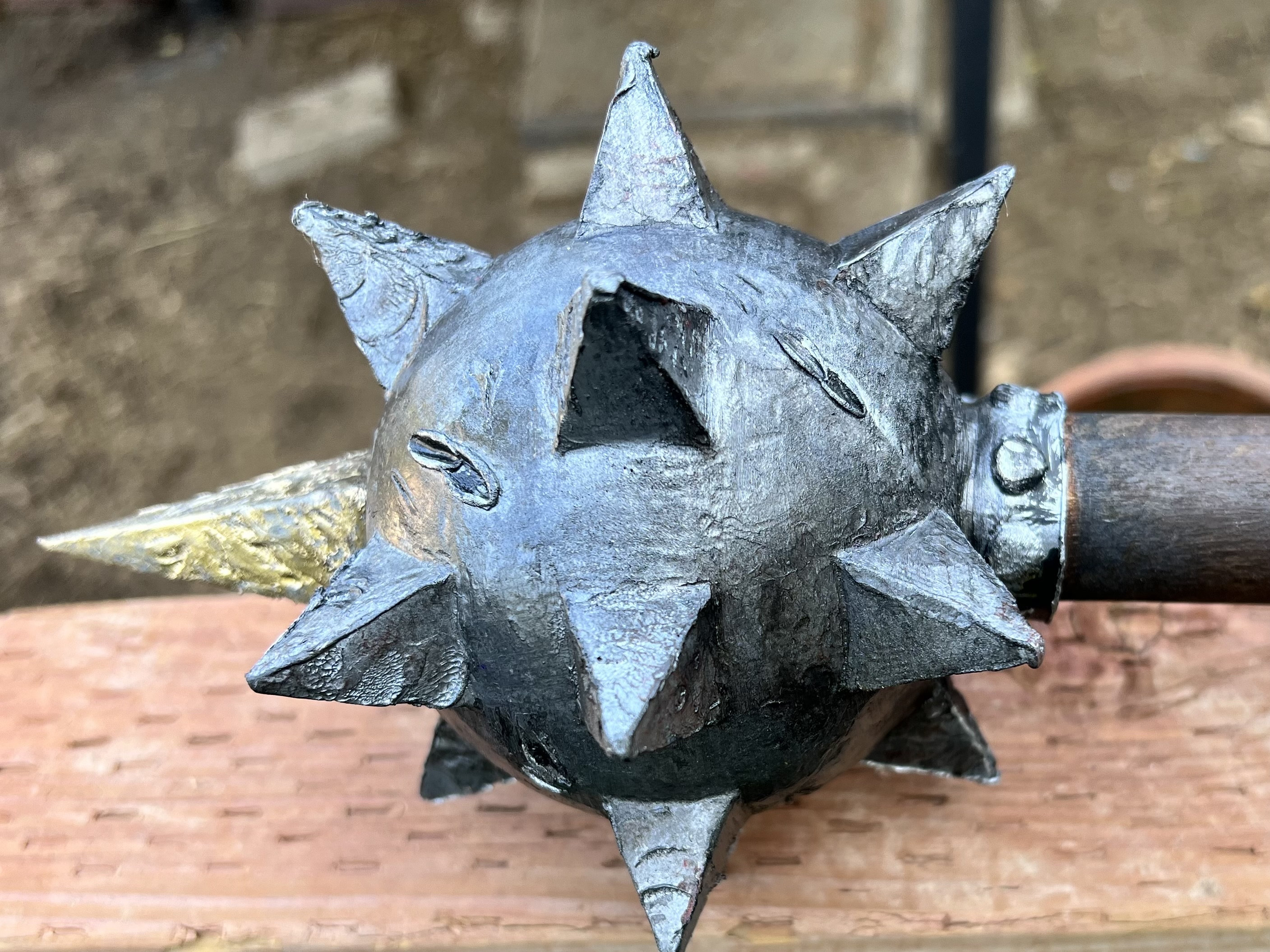 Cosplay Mace or Back Scratcher You Decide .3-D Printed Cannot Actually ...