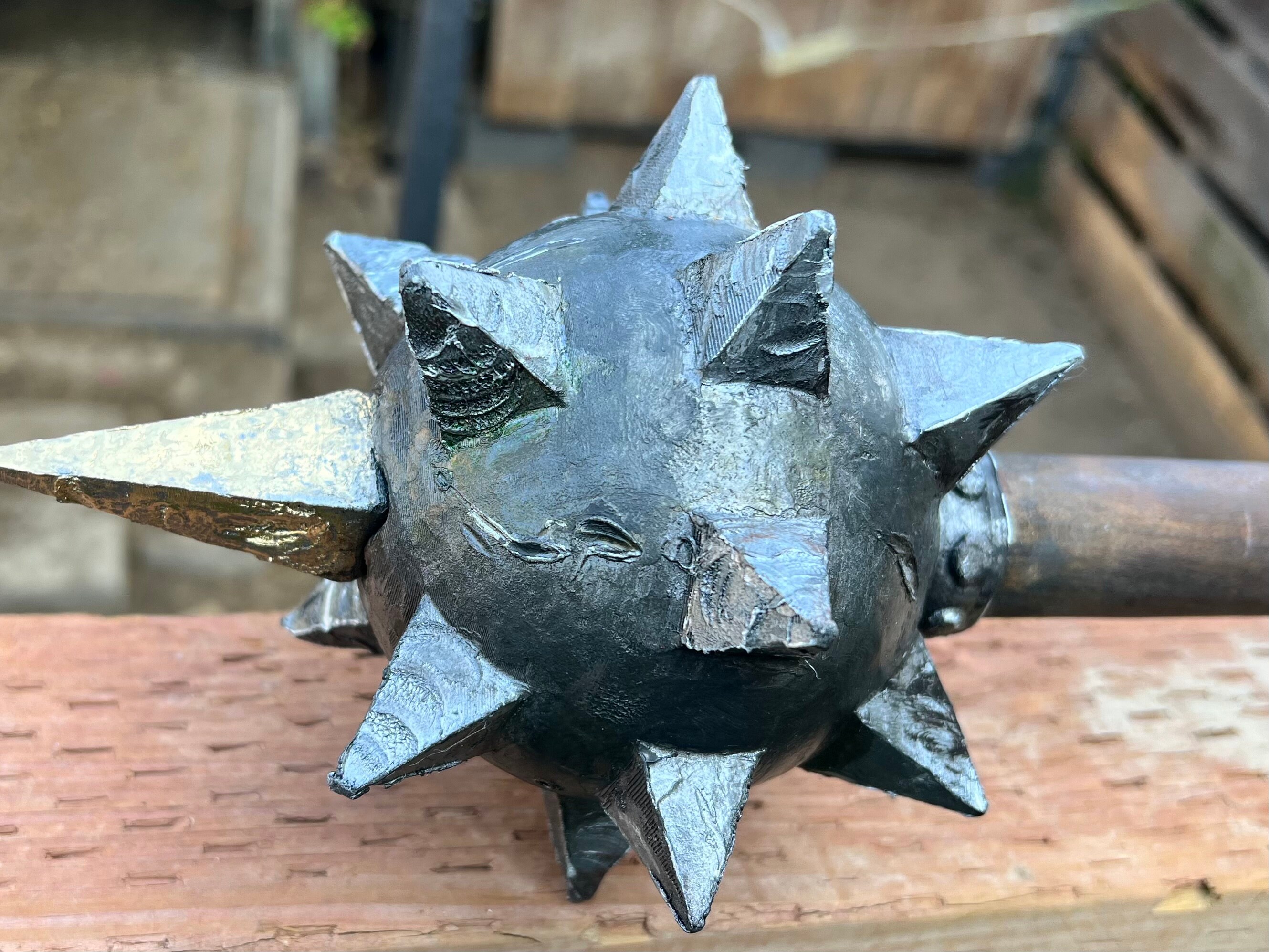 Cosplay Mace or Back Scratcher You Decide .3-D Printed Cannot Actually ...