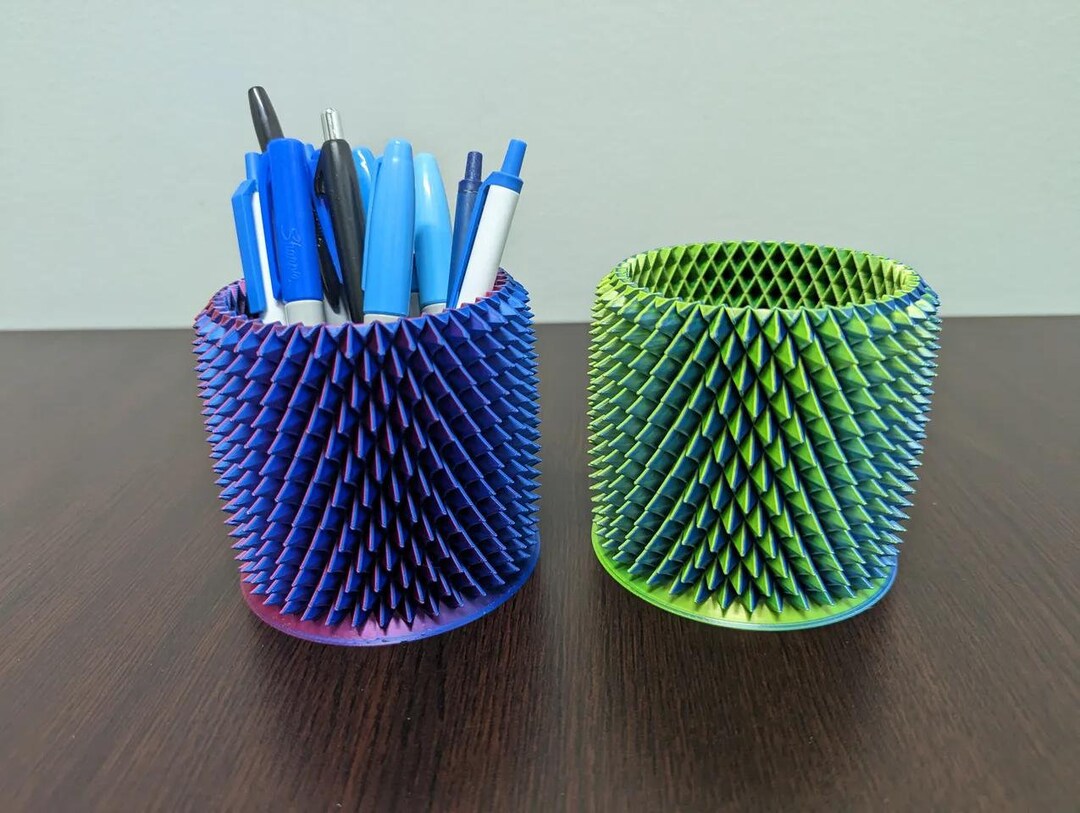 Spike Designed Pen Holder - Edgy and Functional - Etsy