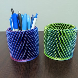 Spike Designed Pen Holder - Edgy and Functional - Etsy