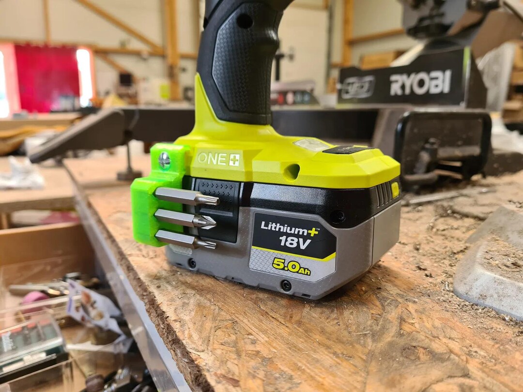 Ryobi Impact Driver Bit Holder: Simple Screw-on Convenience - Etsy