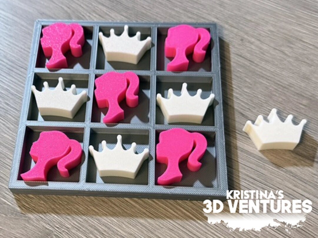 Kids Tic-tac-toe Game Set - Whimsical Fun for All Ages - Etsy