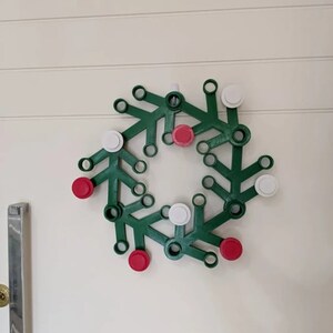 Giant Lego Wreath Unique Front Door Festive Display - Etsy