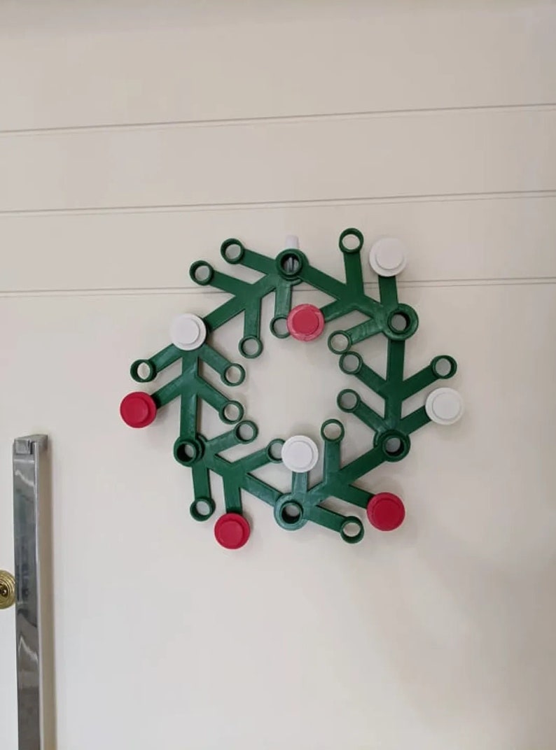 Giant Lego Wreath Unique Front Door Festive Display - Etsy