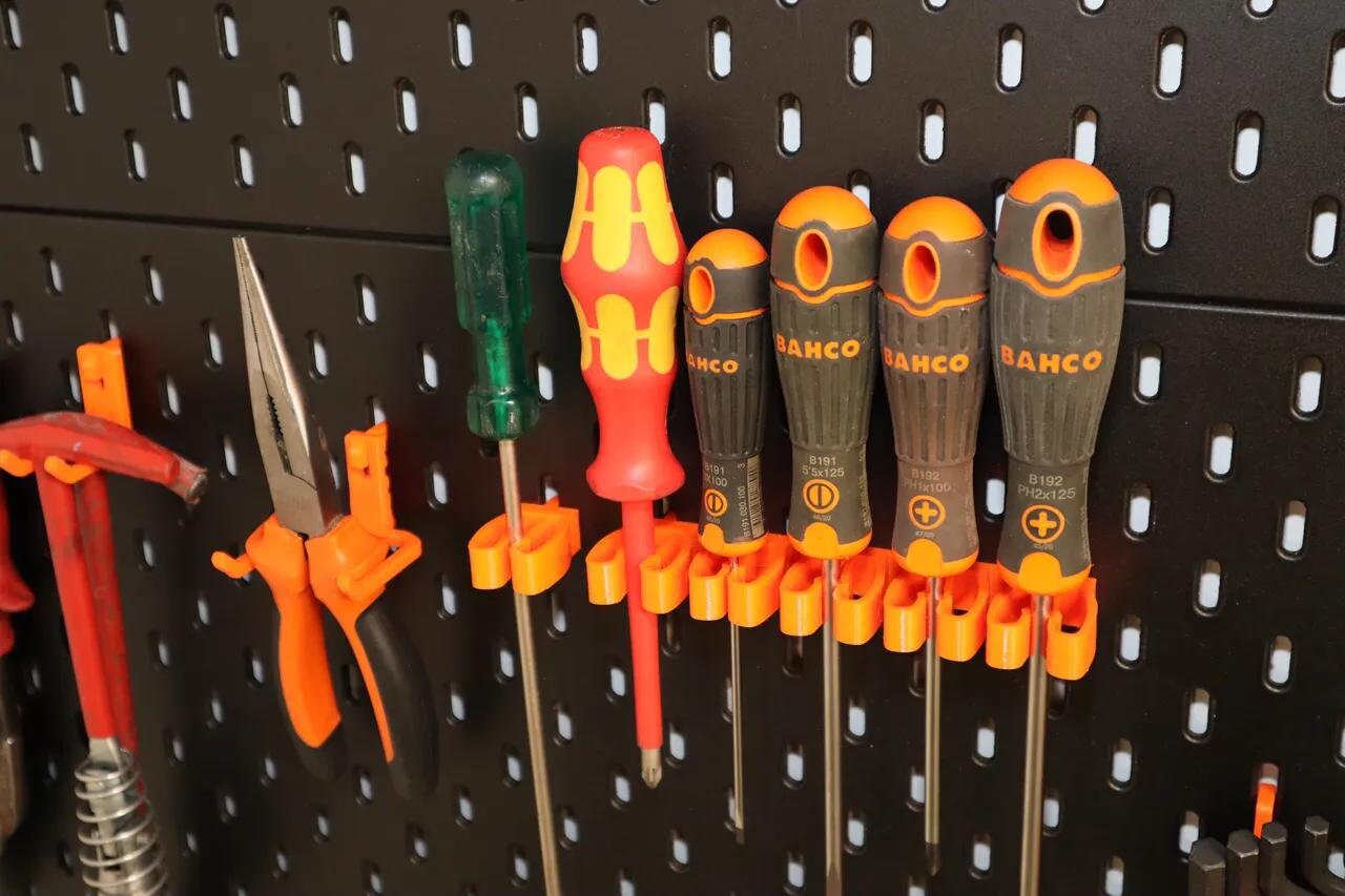 Skadis Wall-mounted Screwdriver Organizer - Etsy