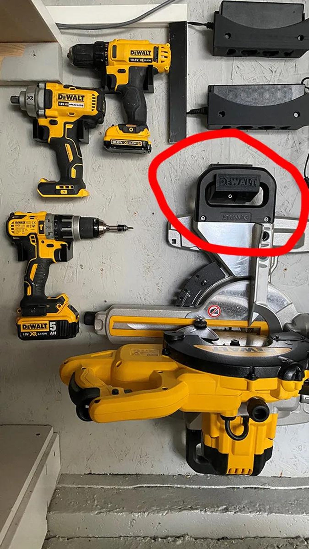Wall Mount for Dewalt Miter Saw Space-saving Solution - Etsy