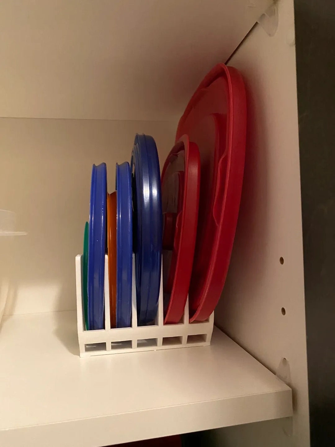 Tupperware Lid Holder - Kitchen Storage Essential - Etsy