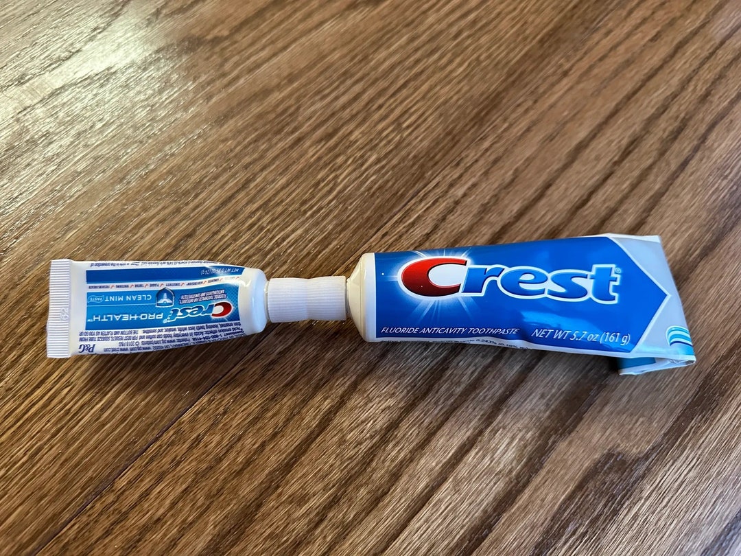 Travel Toothpaste Transfer Tool - Simplify Your Dental Care - Etsy