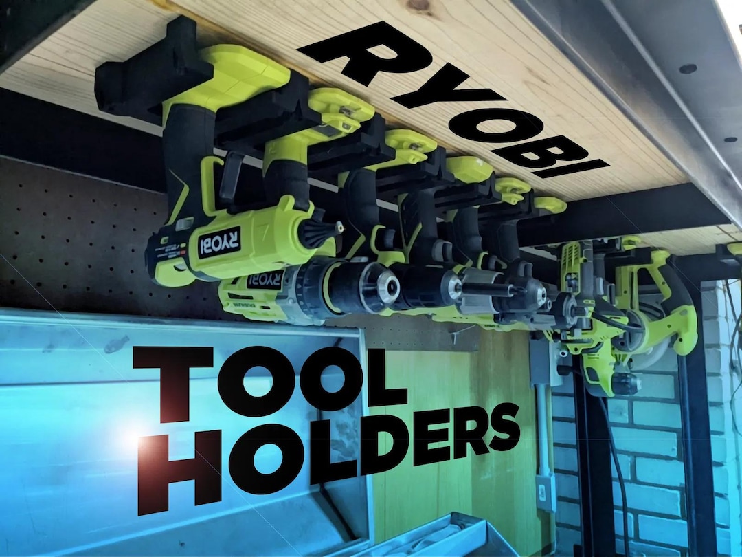 Ryobi Power Tool Wall Organizer: Space-efficient Storage Solution v2 - Etsy