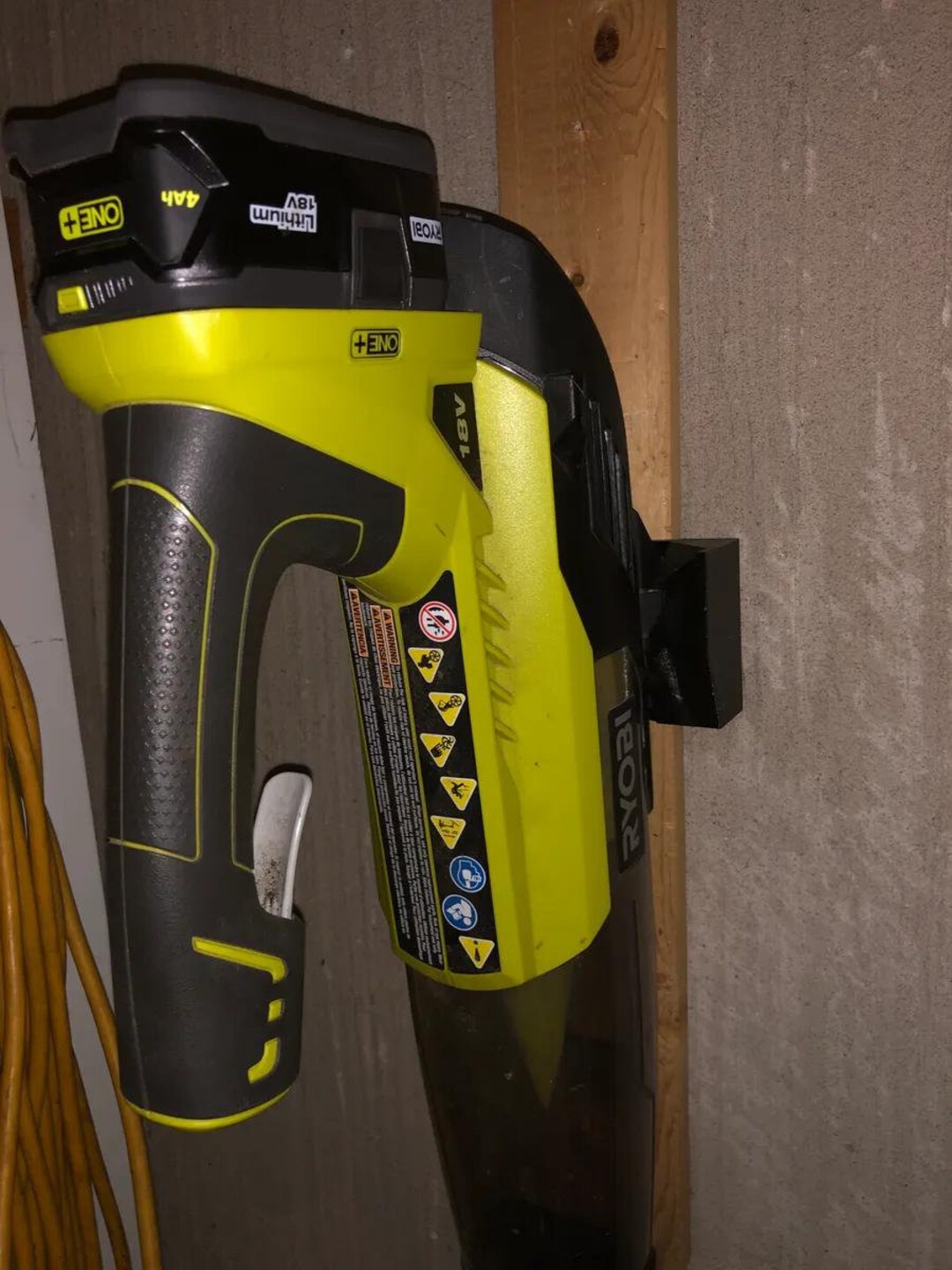 Ryobi P2180 18V Leaf Blower Wall Mount: Smart Storage Solution - Etsy