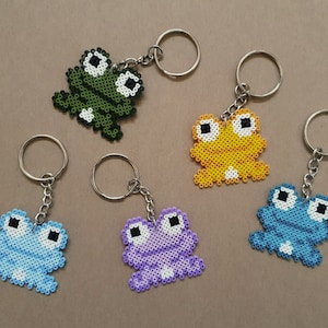 FROG Keychain Made of Iron Beads - Etsy