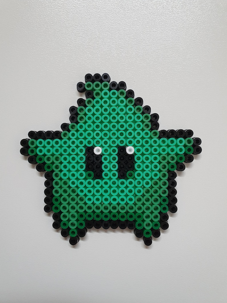 SUPER MARIO Luma Star Made of Fuse Beads - Etsy