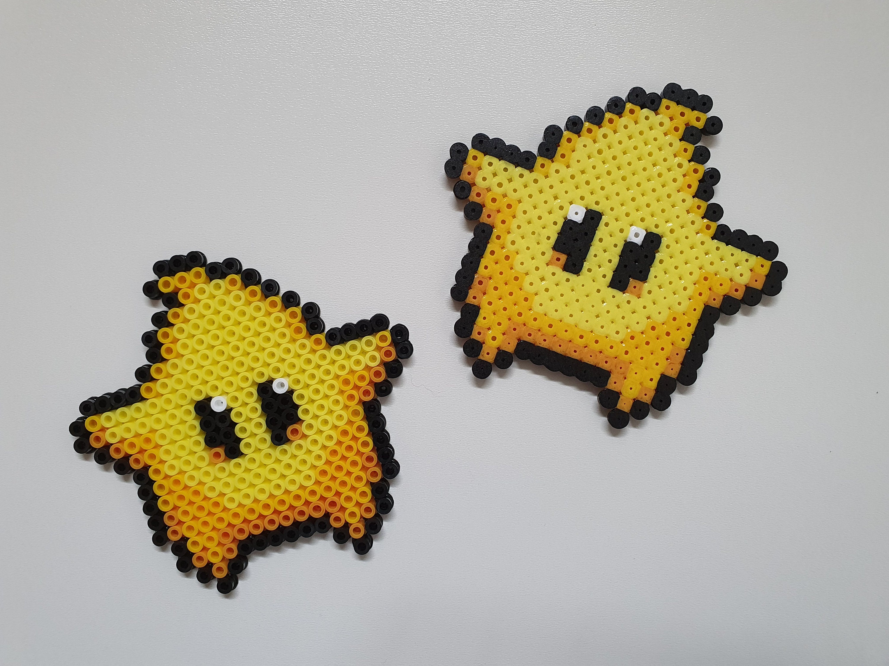 SUPER MARIO Luma Star Made of Fuse Beads - Etsy