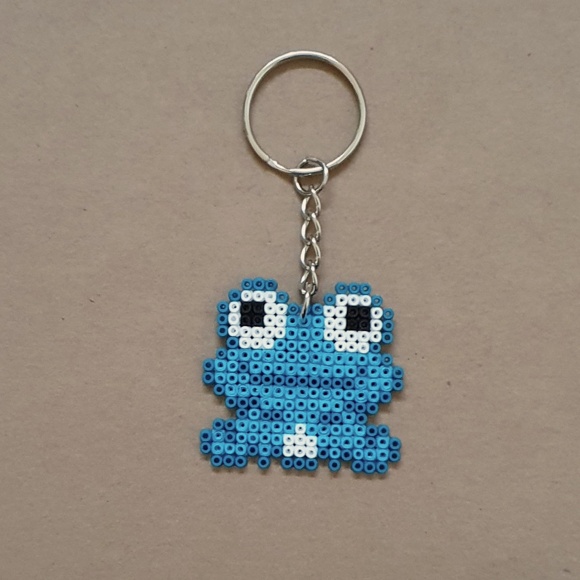 FROG Keychain Made of Iron Beads - Etsy